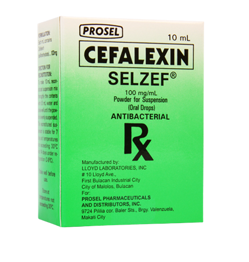 SELZEF Cefalexin Monohydrate 100mg / mL Powder for Suspension (Oral ...